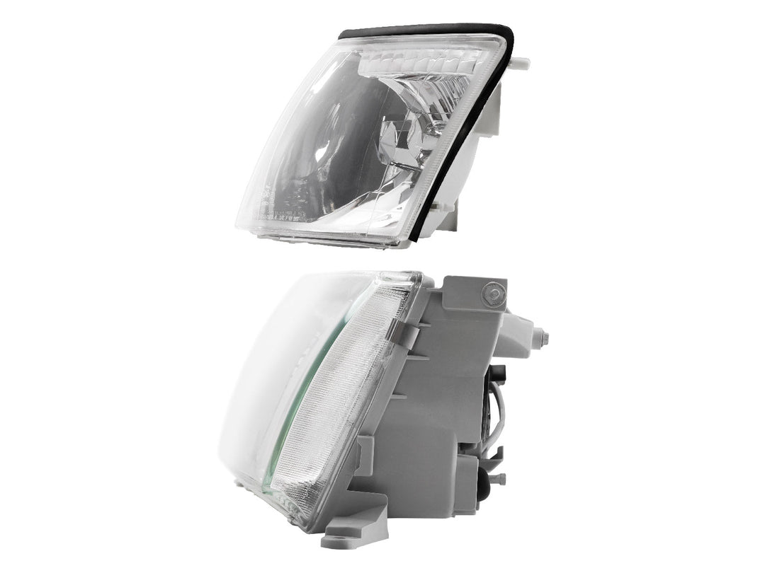 1995-1997 Lexus LS400 JDM Style Glass Clear Lens Headlights + Matching ...