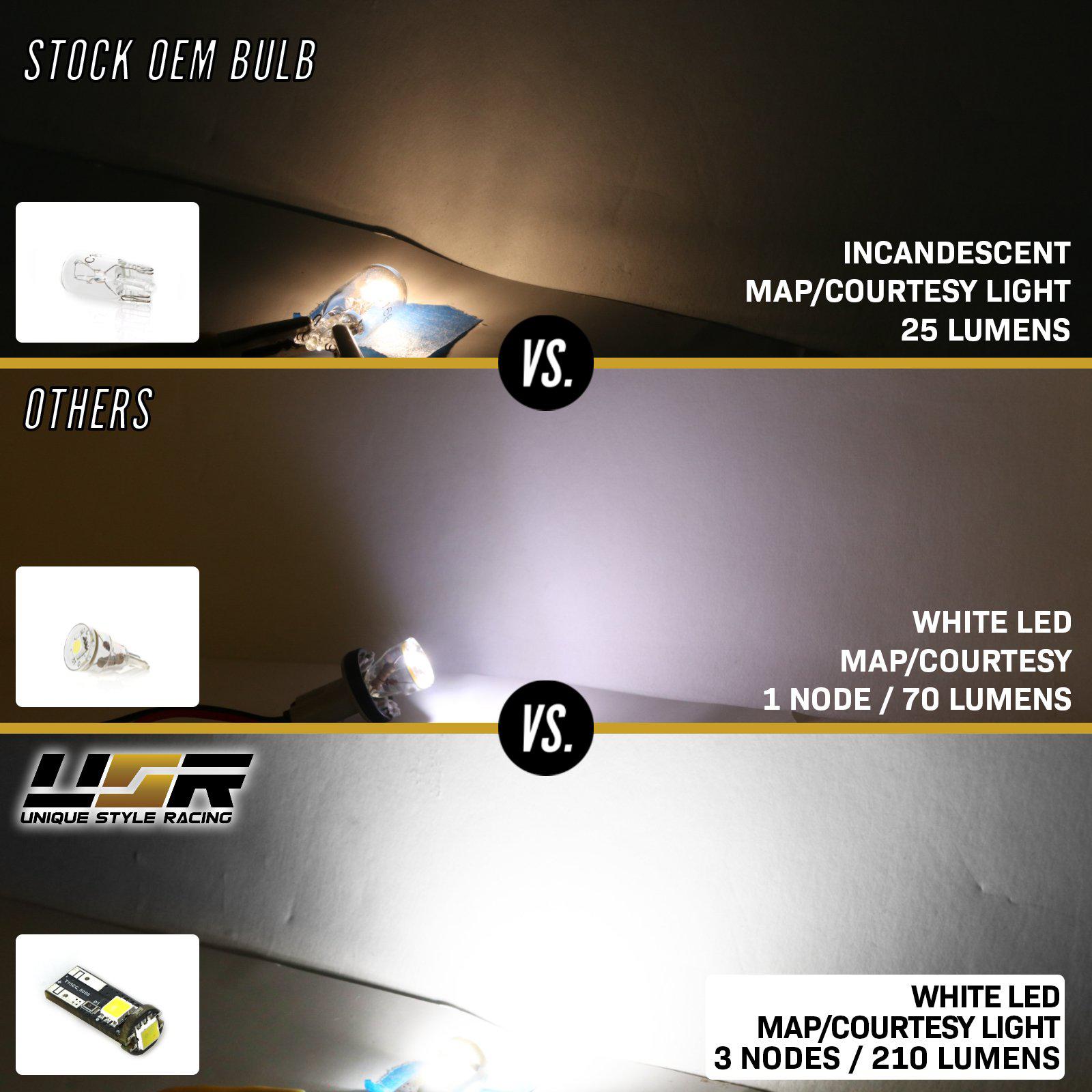 10-21 4Runner LED Interior Dome Door Courtesy Map Cargo Lift Gate Lamp ...