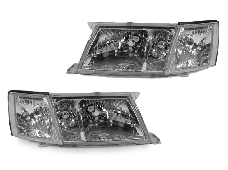 1995-1997 Lexus LS400 DEPO JDM Glass Clear Headlights + Corner Light ...